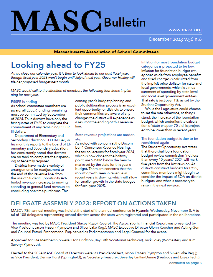 MASC Bulletins - MASC.org